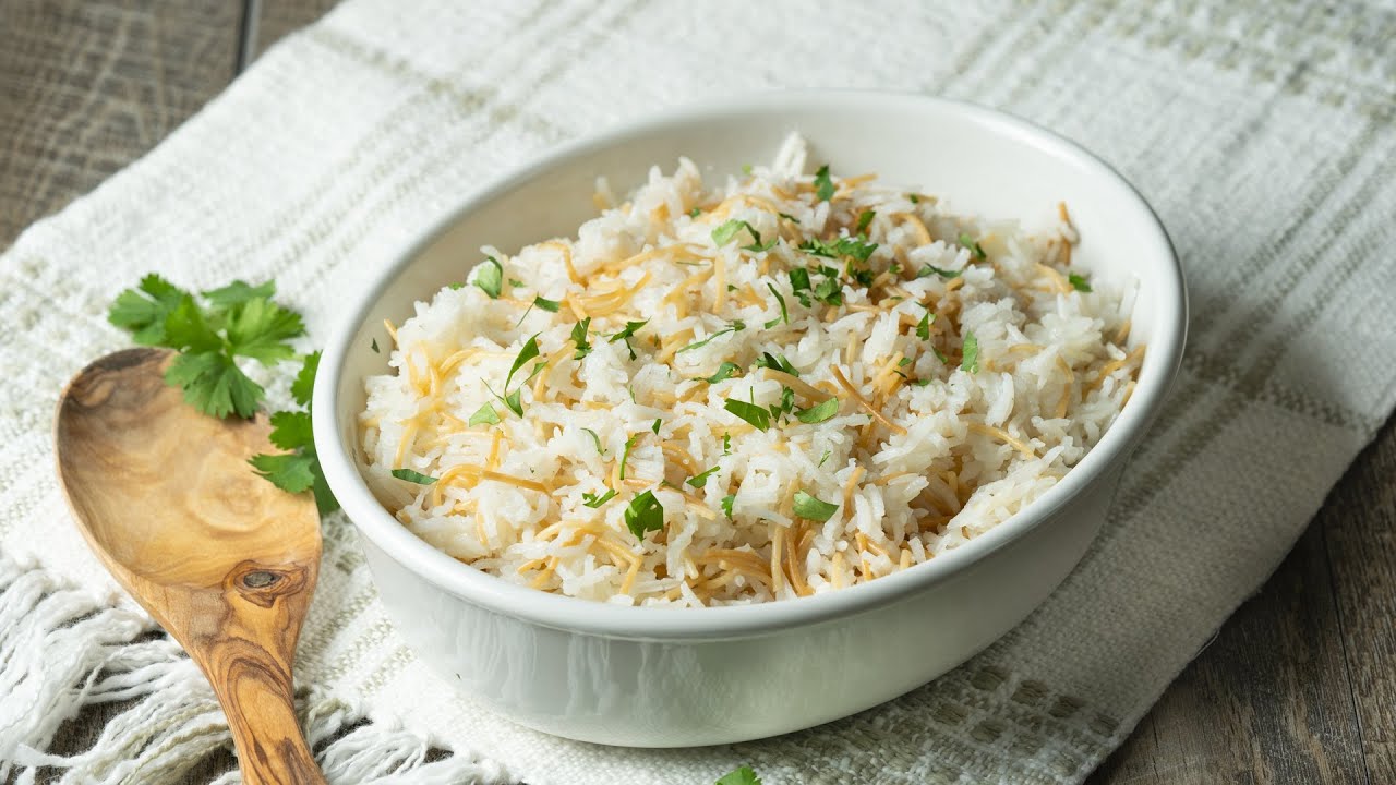 No More Boring Rice|Lebanese Rice Pilaf - YouTube