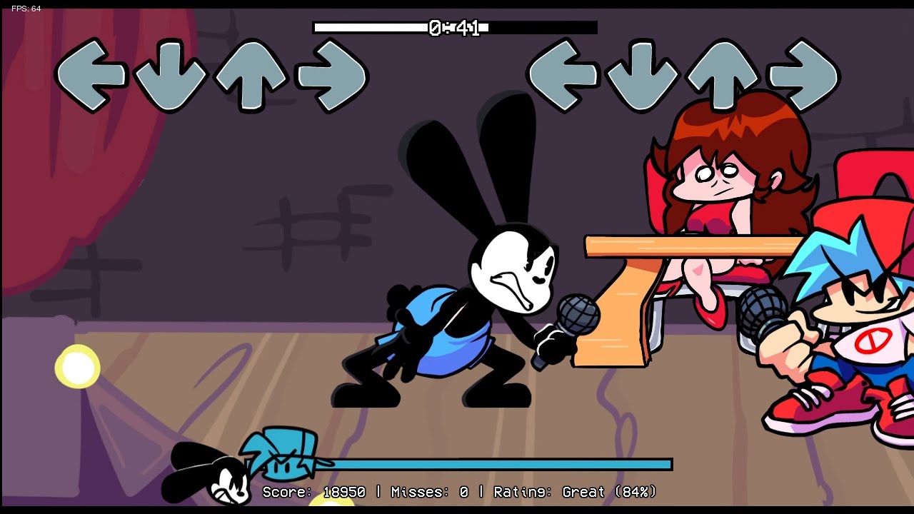 FNF Vs. Oswald - Rabbit's Luck (Song with the meme animations) (4k) (FC ...