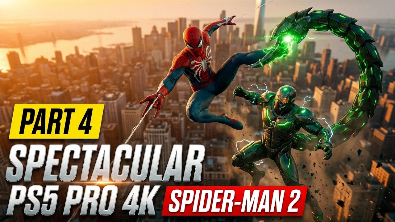 PS5 PRO Graphics are INSANE! - Spider-Man 2 Part 4 - YouTube