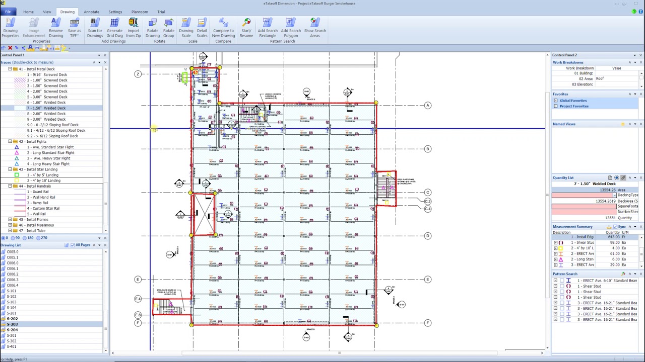Full 3 Story Takeoff Using eTakeoff - YouTube