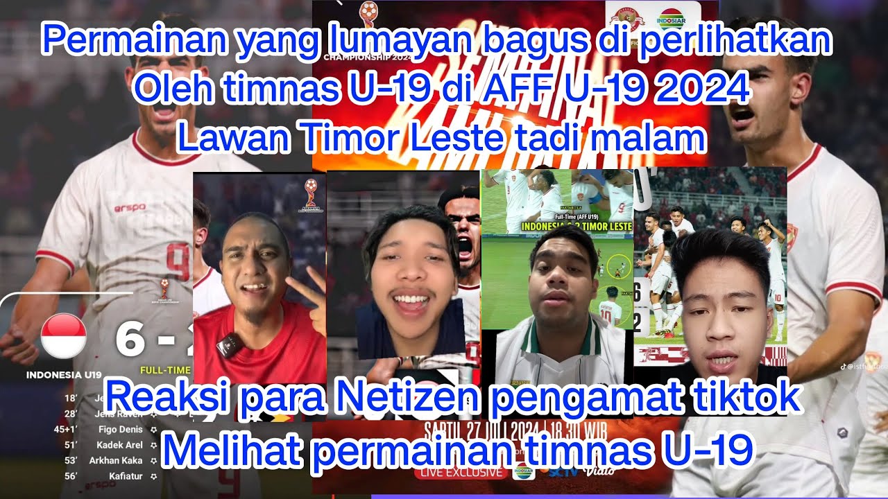 SEMIFINAL AFF U-19 KAMI DATANG 🔥🔥 REAKSI PARA NETIZEN MELIHAT PERMAINAN TIMNAS U-19 TADI MALAM ...
