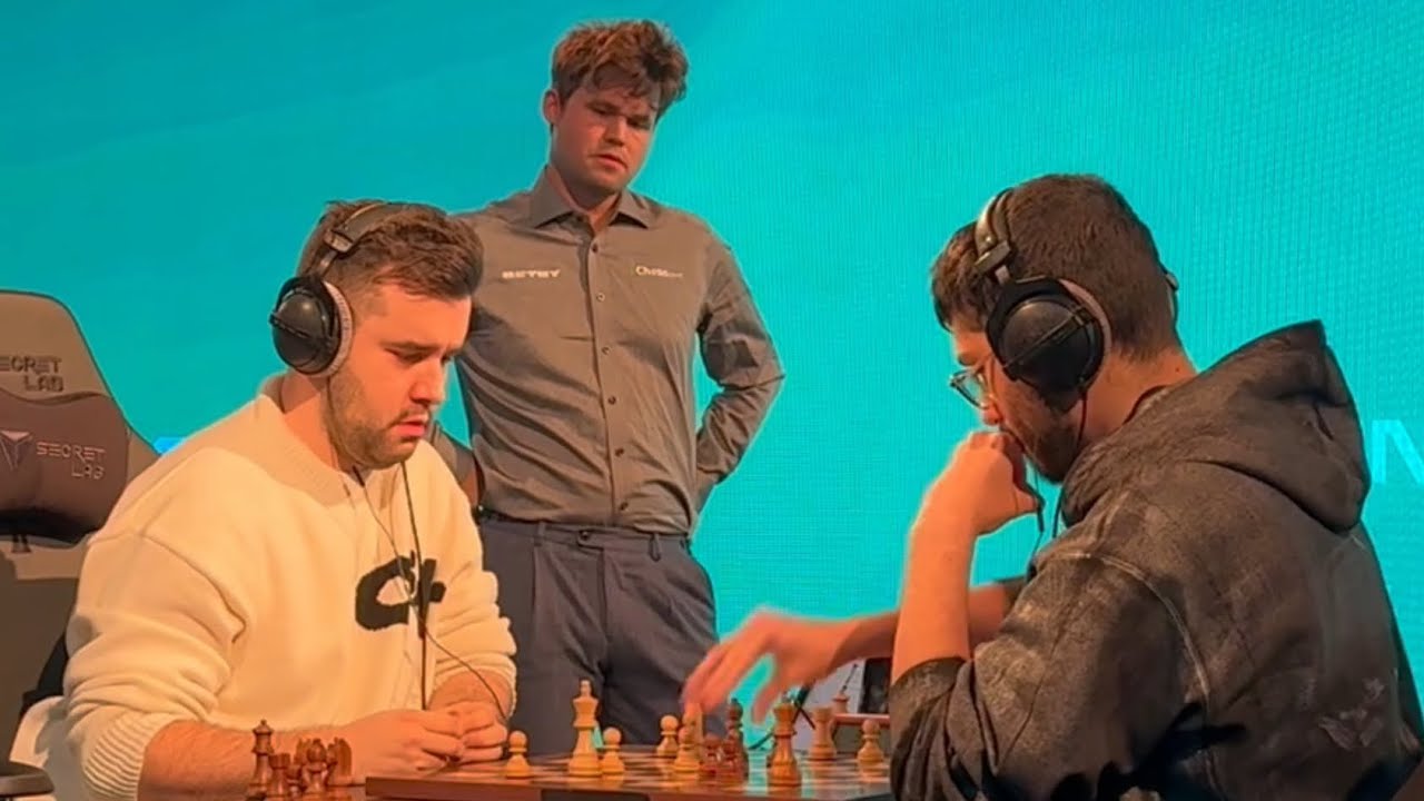 MAGNUS NEPO'YU İZLEDİ!(GÖRÜNTÜLERLE) | FİNALİN ADI Magnus Carlsen vs ...