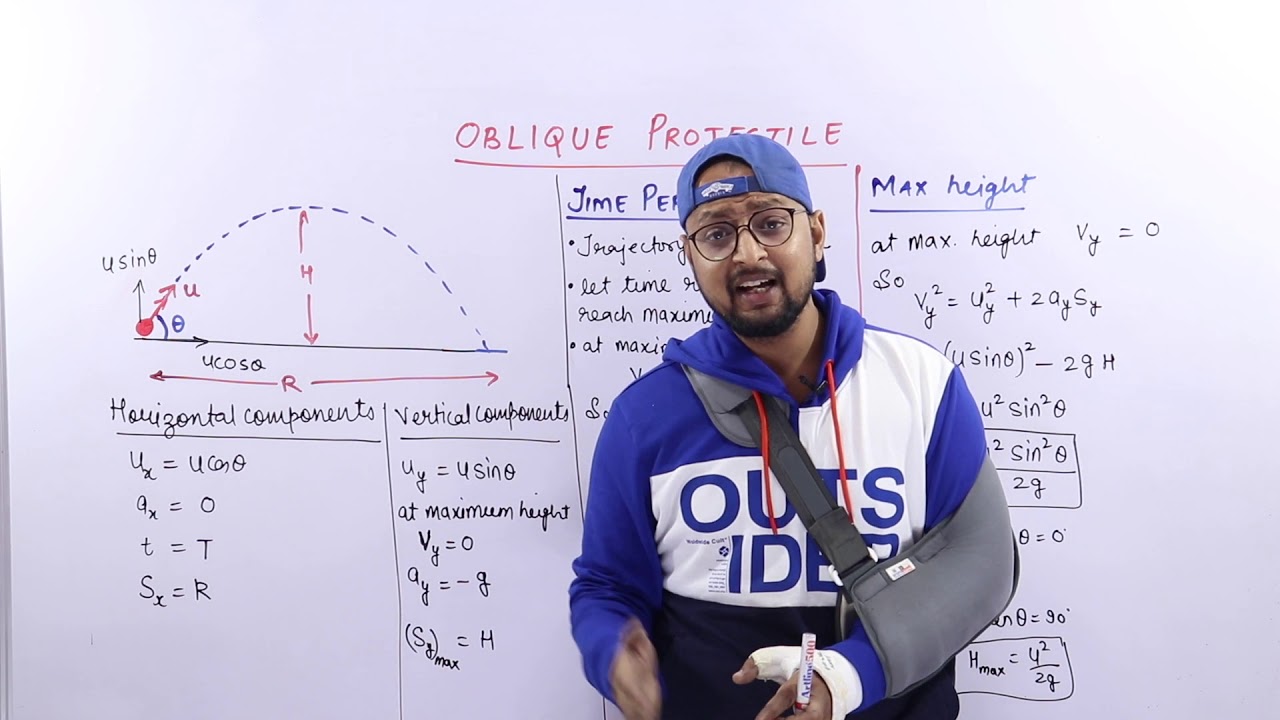 #26 Day-11|Class 11|Oblique Projectile|Kinematics|20 days pledge - YouTube