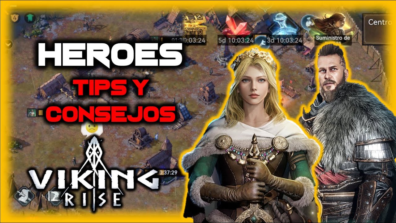 🙌EL MEJOR HEROE🙌TIPS Y CONSEJOS - COMO SUBIR HABILIDADES Y ESTRELLAS - VIKING RISE - Javi G ...