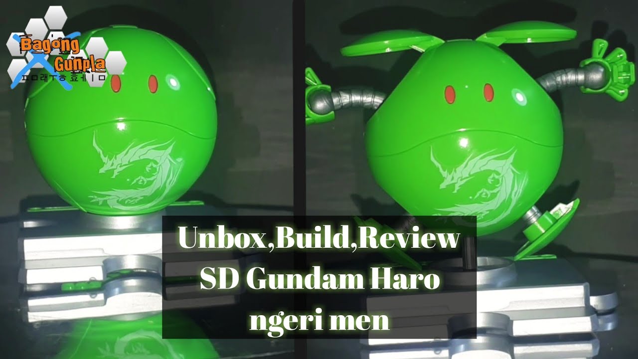 Unboxing,Build&Review SD Gundam Haro Bandai Indonesia - YouTube
