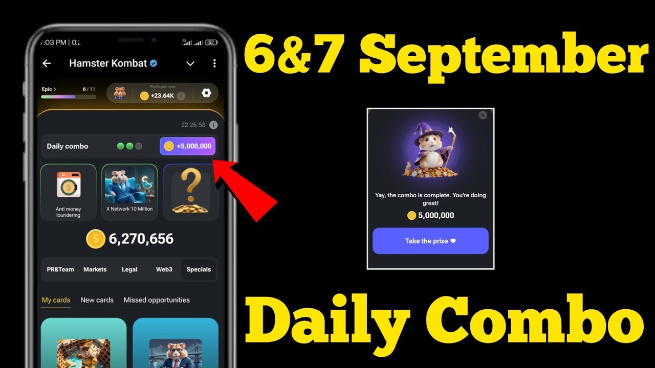 6 September Hamster Kombat Daily Combo | Hamster Kombat Daily Combo ...