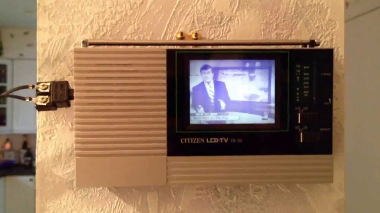 Citizen TB 20 B&W LCD TV - YouTube