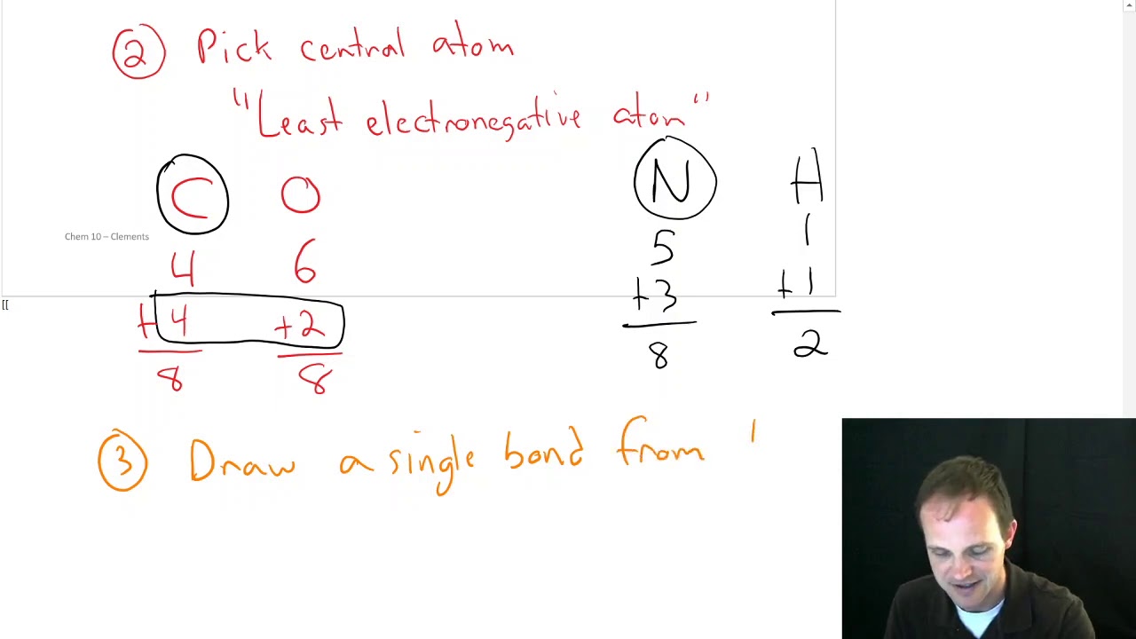 Compounds and Bonding, part 4, drawing Lewis structures - YouTube