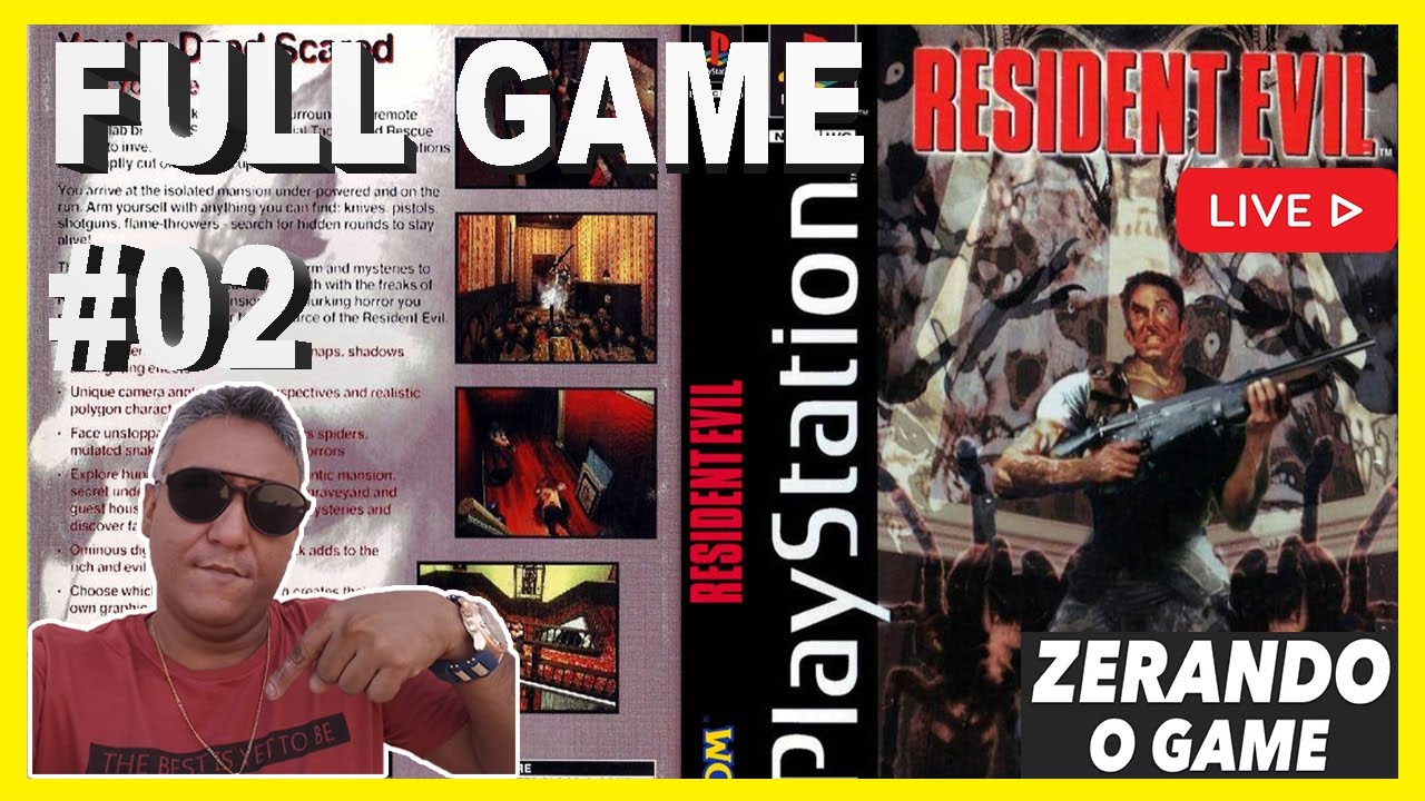 RESIDENT EVIL (1996) - PLAYSTATION 1 -【FULL GAME 02 / Walkthrough ...