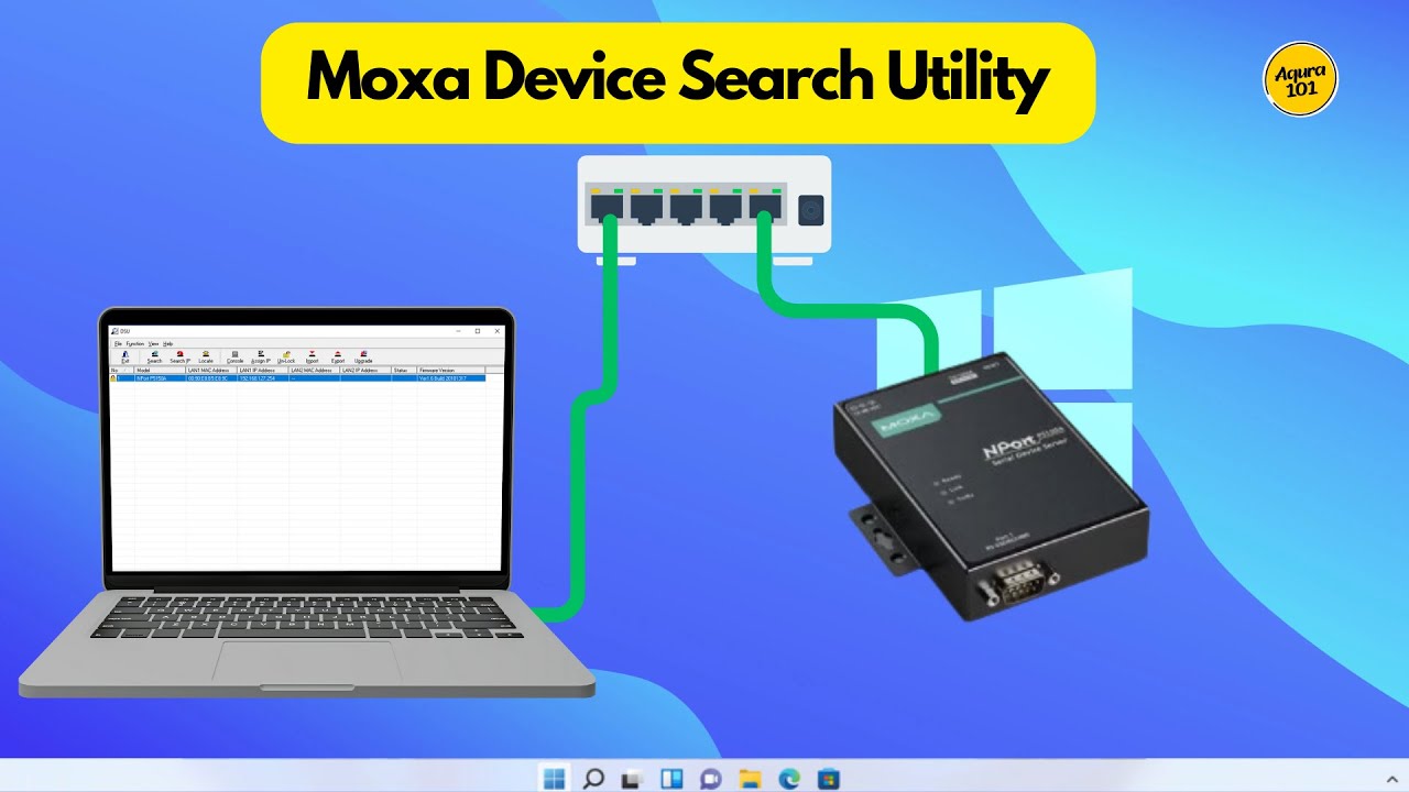 Moxa Device Utility - YouTube