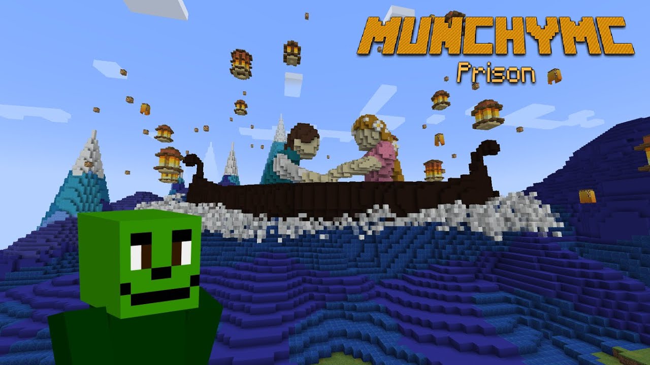 Flying Around Munchy (MunchyMC Prison) - YouTube
