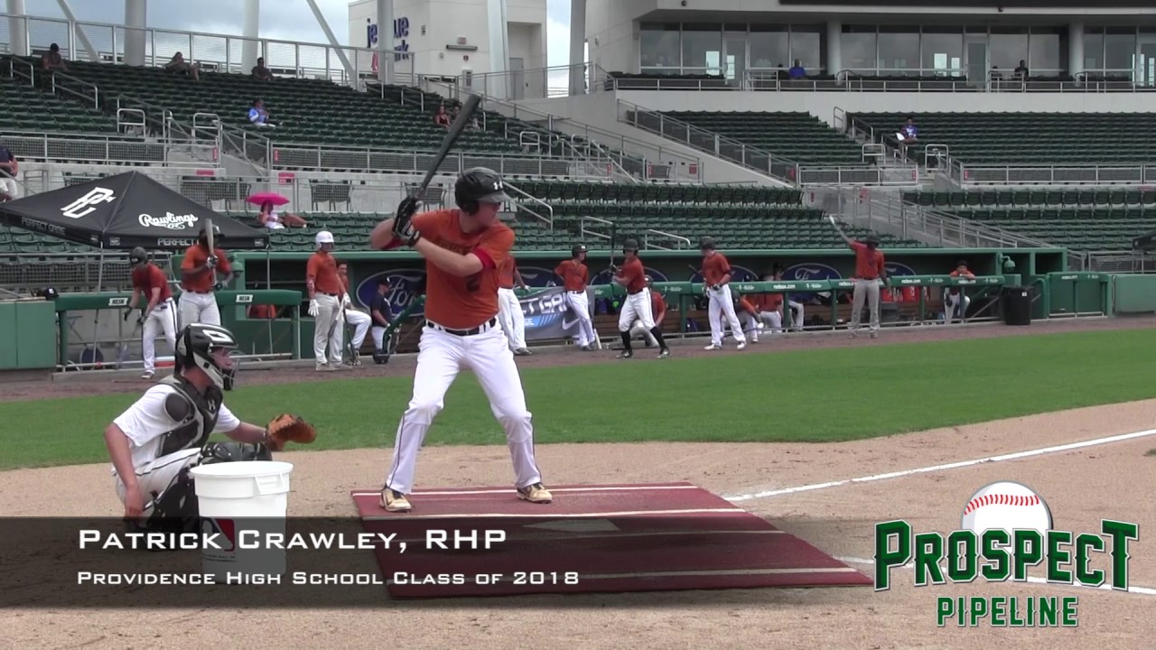 Patrick Crawley prospect video, RHP, Providence High School Class of ...