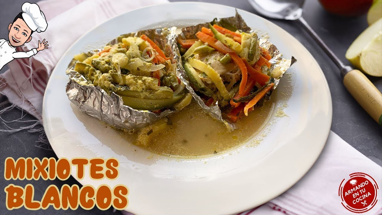 Mixiotes En Salsa Blanca - YouTube