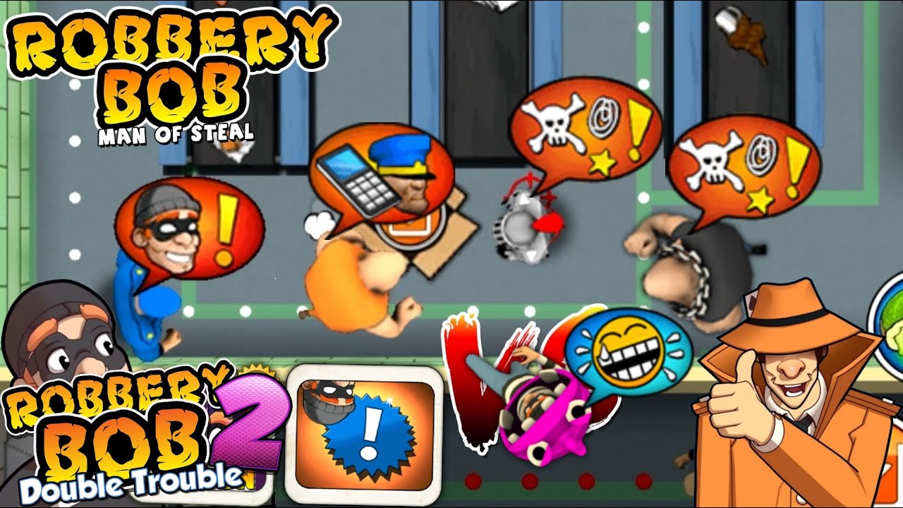 Robbery Bob - Prison vs Robbery Bob 2 Gameplay Walkthrough Ep 60 - YouTube