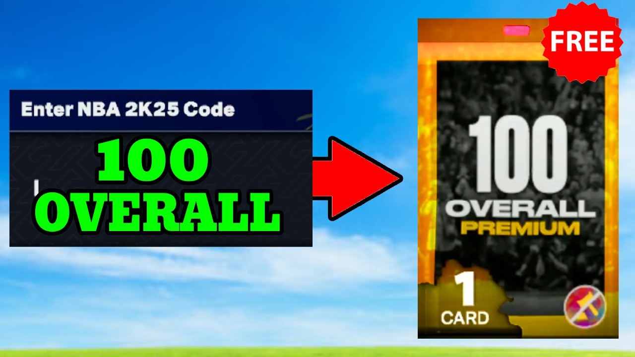 *FREE* 100 OVERALL PACK LOCKER CODE IN NBA 2K25 MYTEAM! - YouTube
