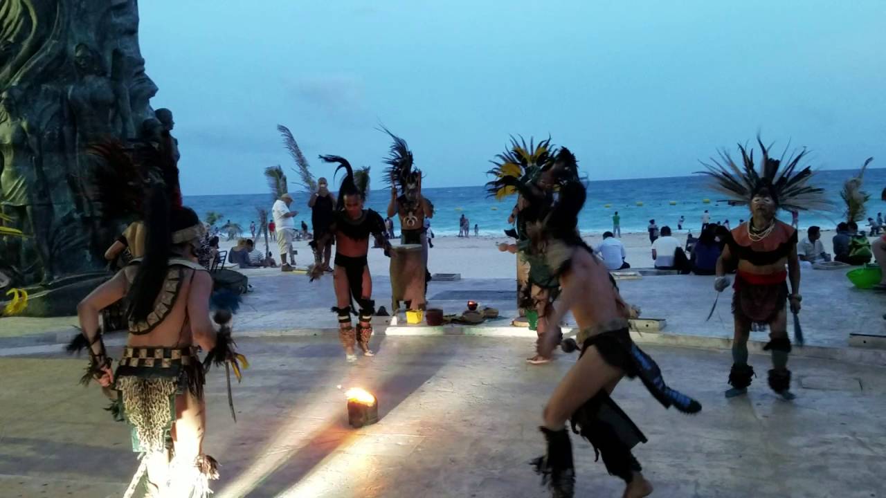 Playa Del Carmen Quintana Roo Danza Maya (Mayan Dance) - YouTube