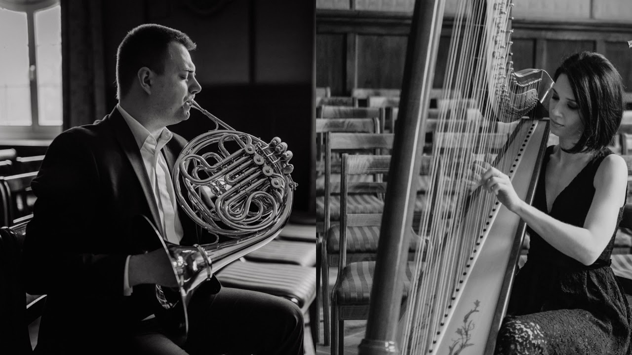 Jan Koetsier, Sonate for Horn and Harp op. 94, Part 3 - Allegro vivace ...