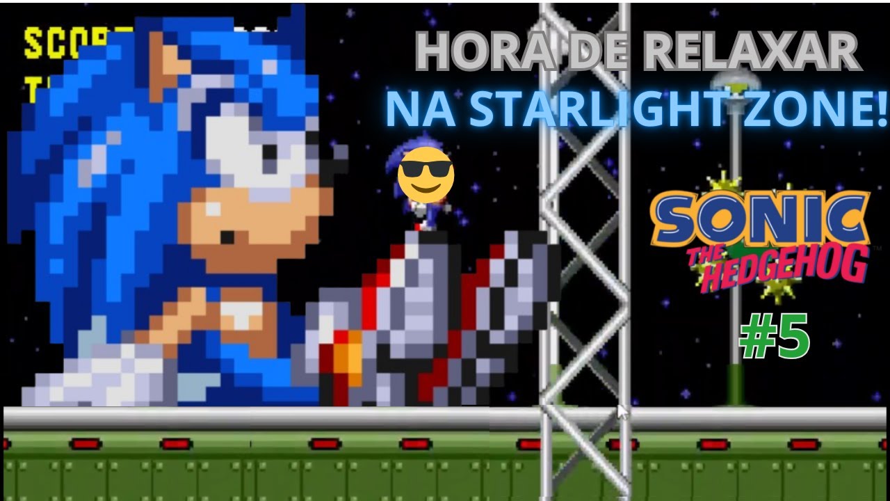 SONIC 1 DO MEGA DRIVE #5 - Hora do relax na belíssima Star Light 😎 ...