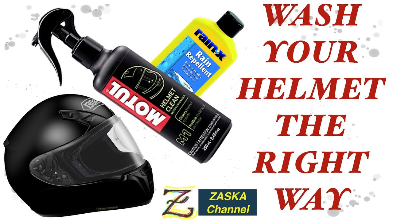 Wash your helmet the right way - Shining helmet again - YouTube