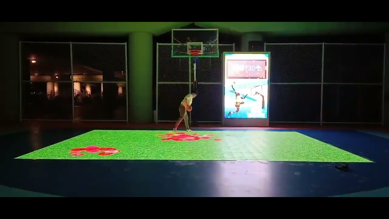 Floor LED Display - YouTube