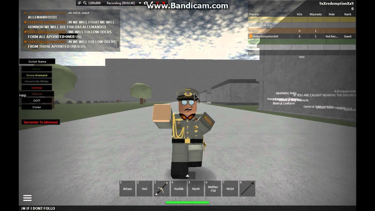 Roblox Imperial Allemand FOR LOW RANKS ONLY - YouTube