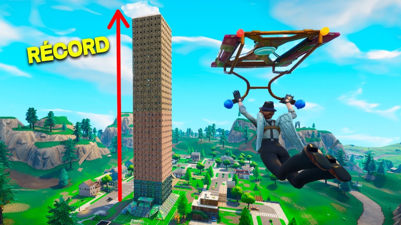 RÉCORD MUNDIAL! El edificio más grande y alto de FORTNITE *ver para ...
