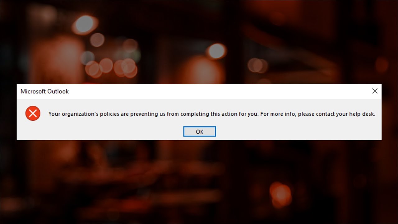 Fix Microsoft Outlook Hyperlink Not Working - Your Organization's ...
