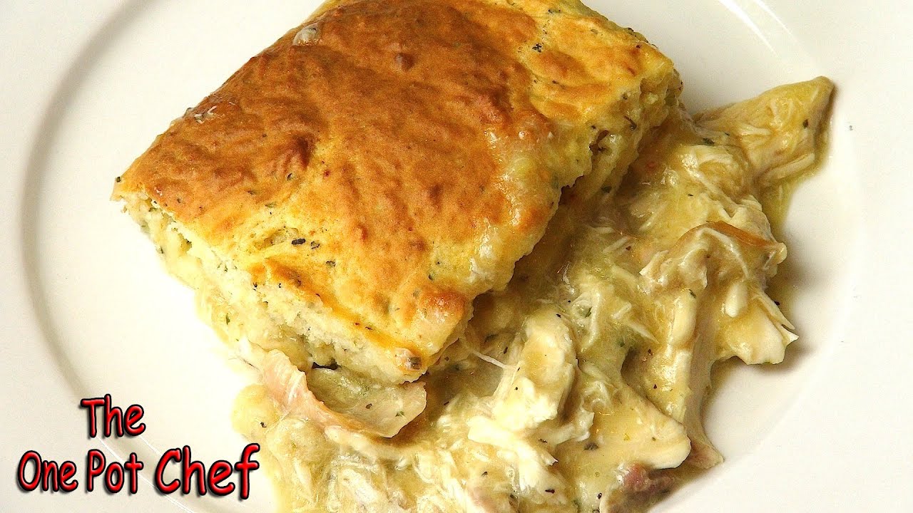 Creamy Chicken and Scone Bake | One Pot Chef - YouTube