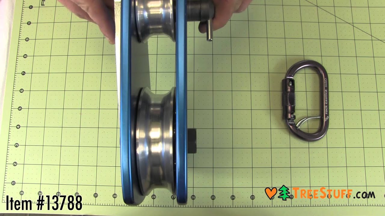 CMI 1" Arborist Rigging Block - Treestuff.com 360 View - YouTube