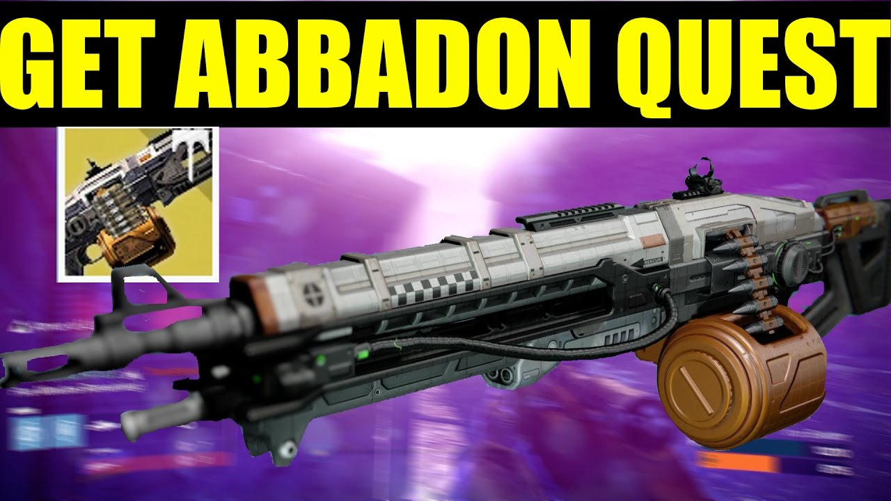 Destiny: "How To Get the Abbadon" Exotic Guide / Quest Walkthrough ...