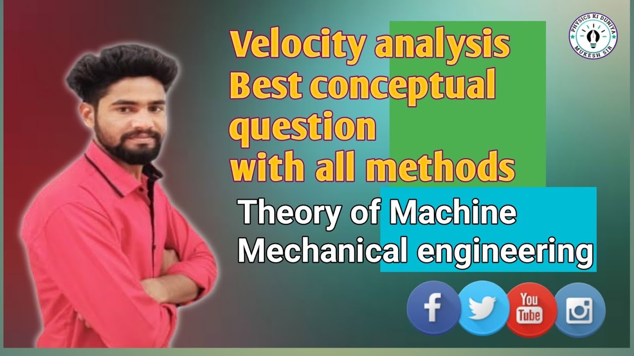 velocity analysis questions practice Gate mechanical | solve velocity ...