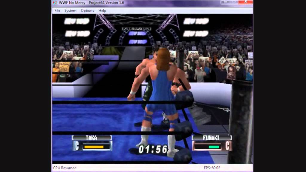 WWF No Mercy N64/ TAKA Michinoku Vs Funaki Tokyo Dome - YouTube