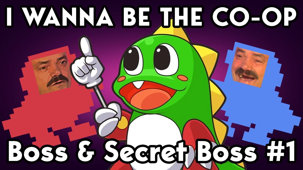 I Wanna Be The CO-OP | Stage 1 Boss & Secret Boss - Hard Mode - YouTube