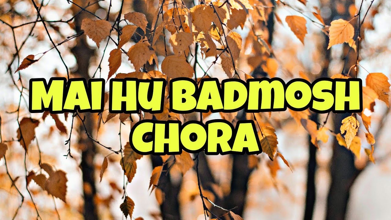 Lofi Beats - Mai Hu Badmosh Chora (Official Song) - YouTube