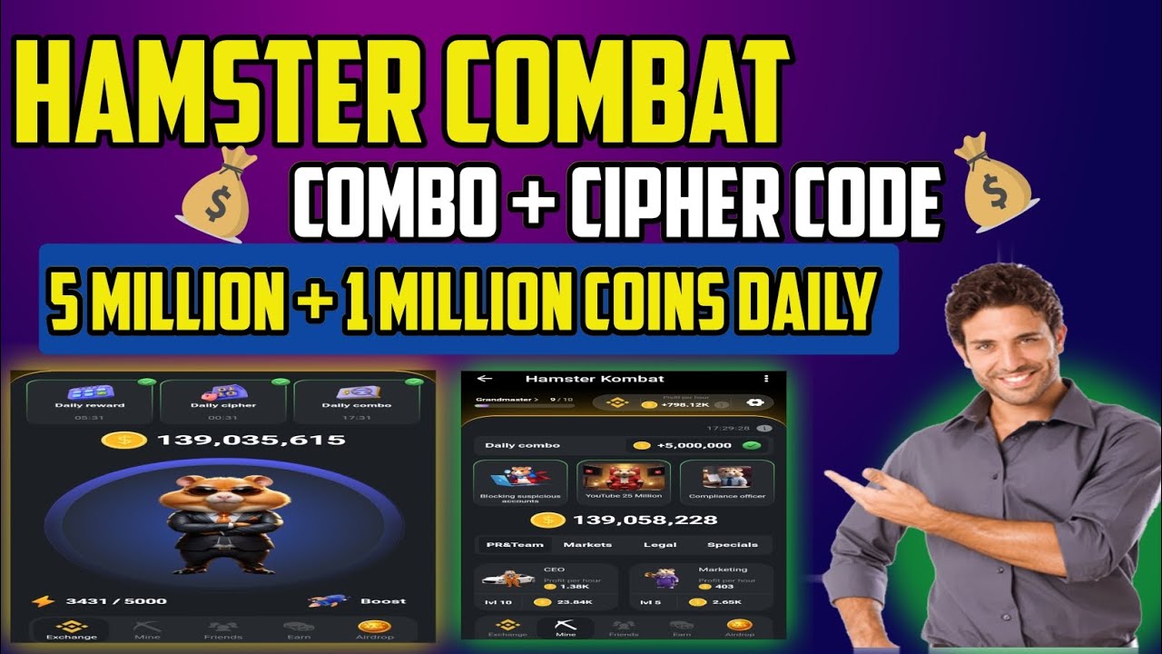 Hamster Combat Daily Combo | Hamster Combat Daily Cipher | Hamster ...