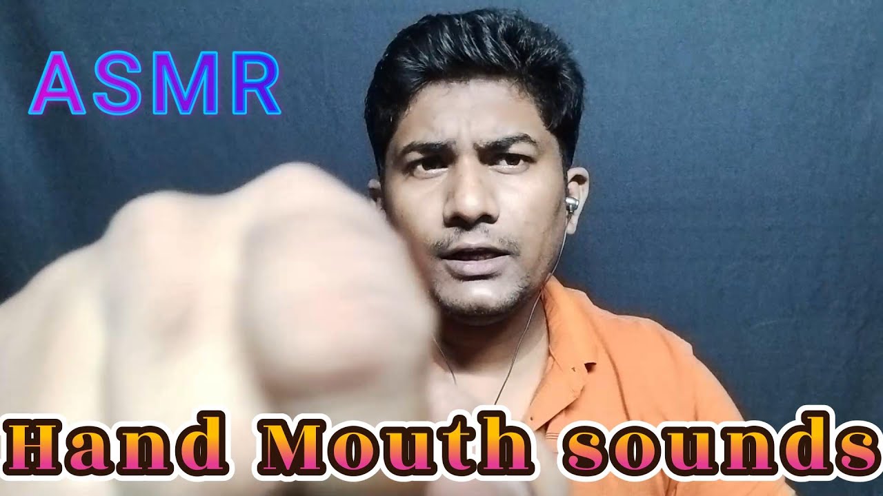 Therapeutic ASMR mouth sounds and hand movements - YouTube