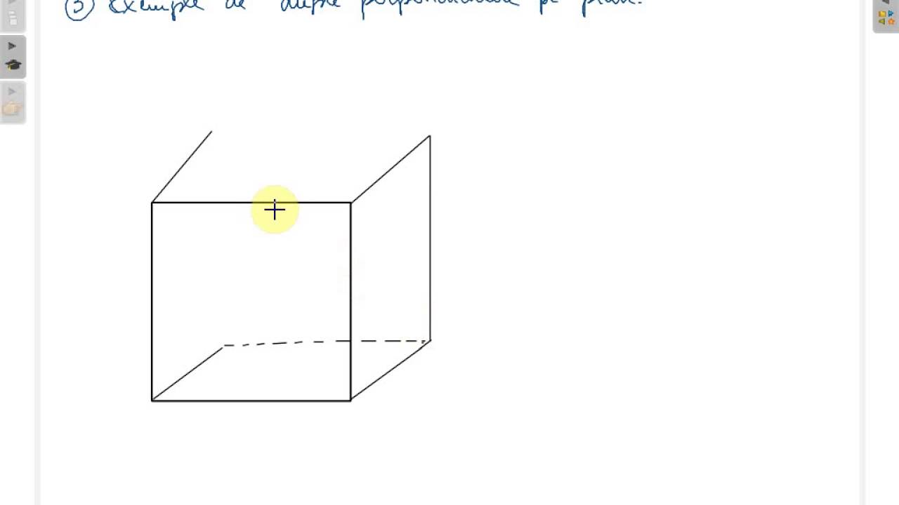 Dreapta perpendiculara pe plan clasa a VIII a prezentare video( www ...