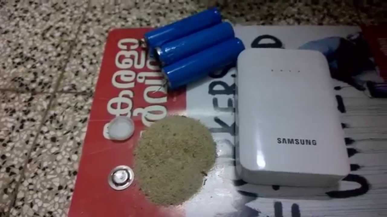 Samsung powerbank with a battery filled with sand - Bought from ...