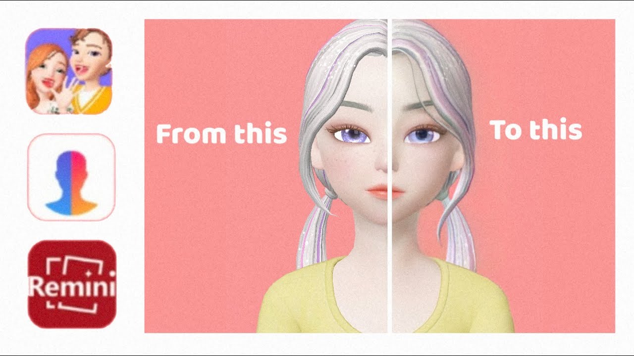 [Tutorial] Make your ZEPETO Avatar look human using FaceApp and Remini ...