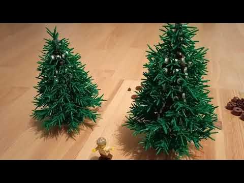 LEGO Tree Tutorial - How to build Pine Trees - YouTube