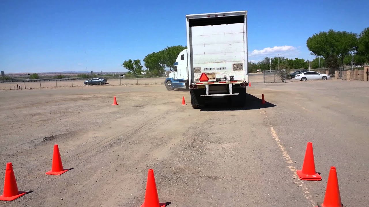 Alley Docking Rocky Mountain Truck Driving School - YouTube