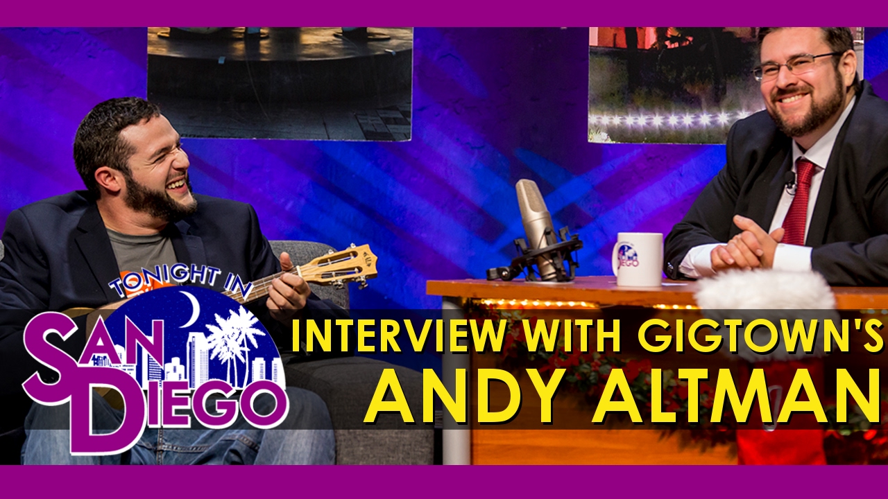 Tonight in San Diego - Interview with GigTown's Andy Altman - YouTube