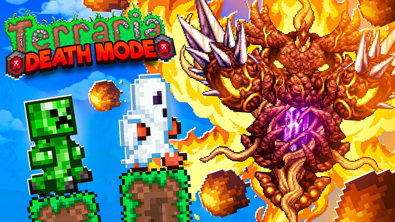 terraria but calamity death mode is IMPOSSIBLE - YouTube