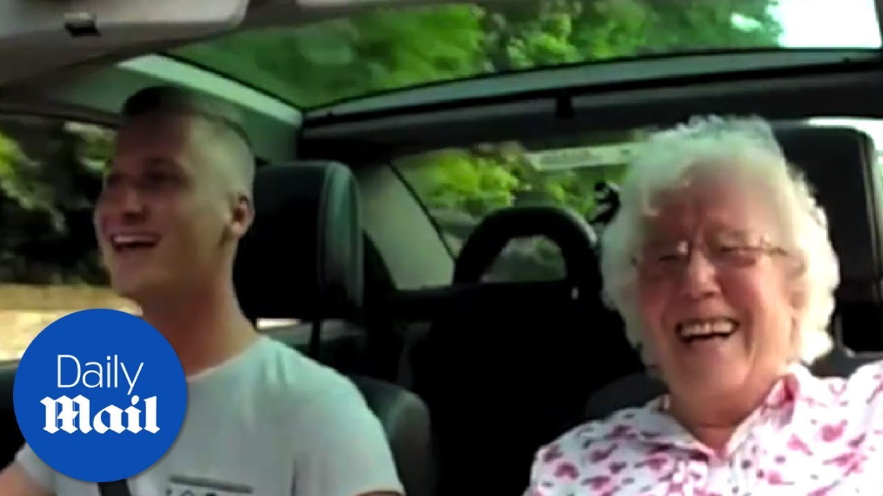 Granny Catches Grandson Telegraph