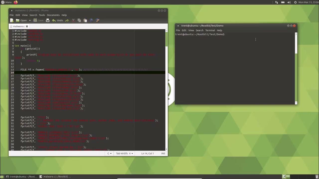 Linux Kernel Module Rootkit and Command and Control Server - YouTube