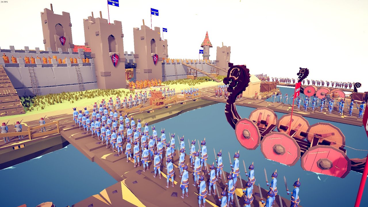 Can 100x Roman army protect king? - Totally Accurate Battle Simulator ...