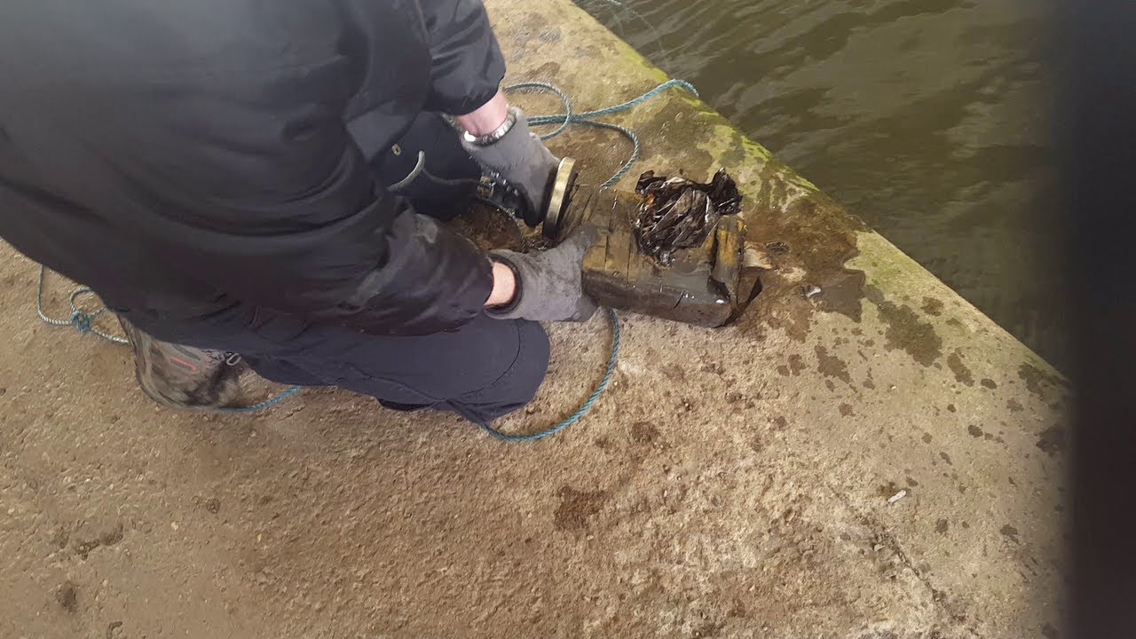 Magnet fishing found a mysterious package We were shocked at what was ...
