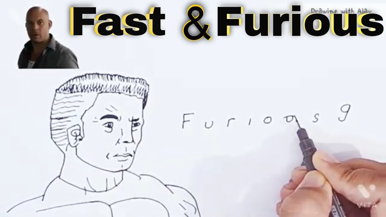 How to draw Fast and Furious 9 | Fast and Furious 9 Drawing - YouTube