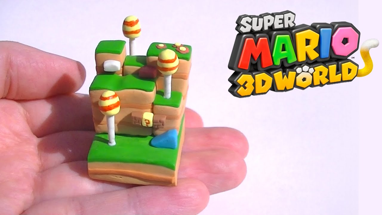 Making Mount Beanpole with Polymer Clay (Super Mario 3D World) - YouTube