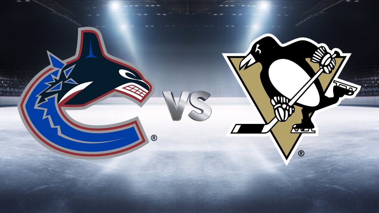 Vancouver Canucks (22-27-1-3) vs Pittsburgh Penguins (27-21-3-1) - YouTube